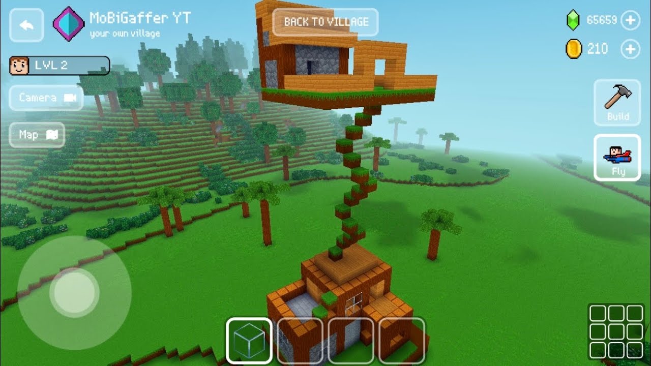 Block Craft 3D: Crafting Game #2850 | Sky 🌌 House 🏠 - YouTube