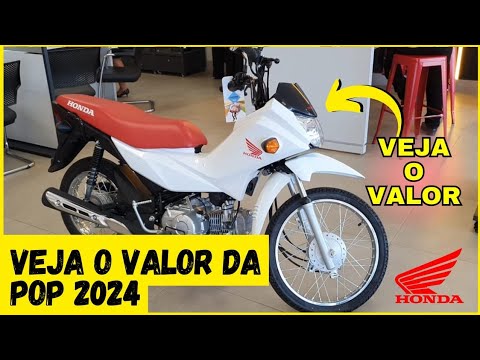 HONDA POP 110I - 2024 PREÇO E DETALHES ATUALIZADOS - YouTube