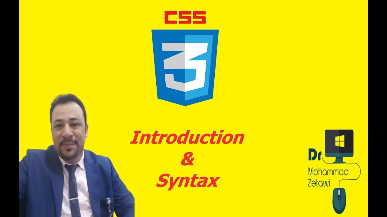 Learn CSS in Arabic #1 Introduction & Syntax - YouTube