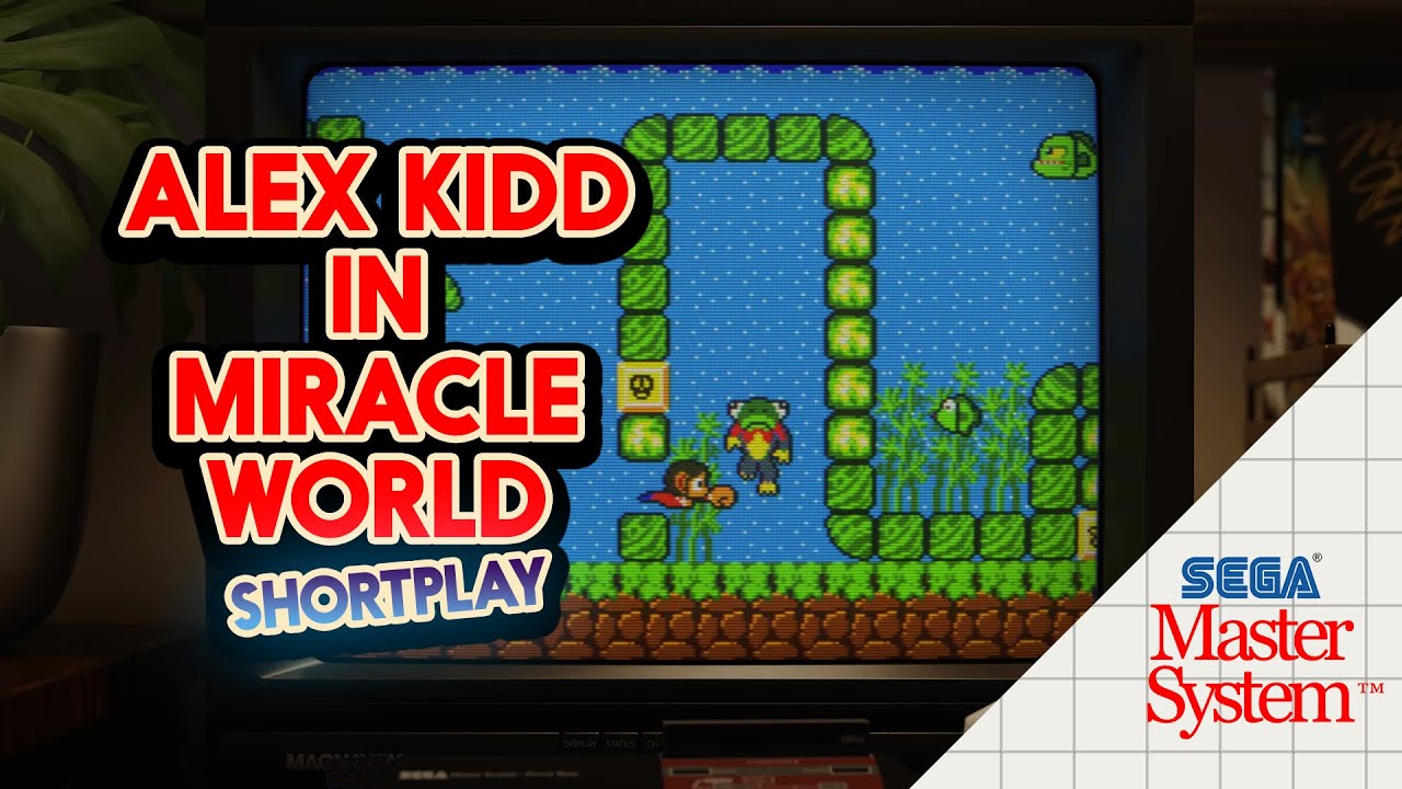 Alex Kidd in Miracle World - 1986 - Master System | Shortplay 4k CRT Simulation - YouTube