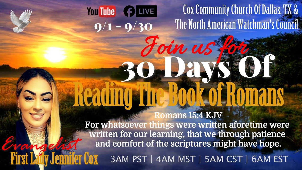 Day 5 of 30 Days of Reading Romans, Receiving Communion, and Prophetic ...
