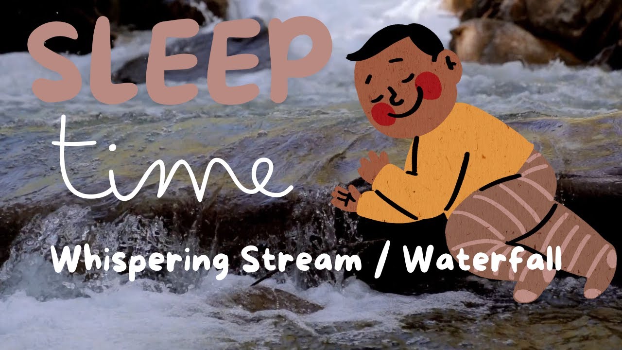 Whispering Stream | Waterfall | Calming Music | Music That Makes Babies & Toddlers Sleep - YouTube