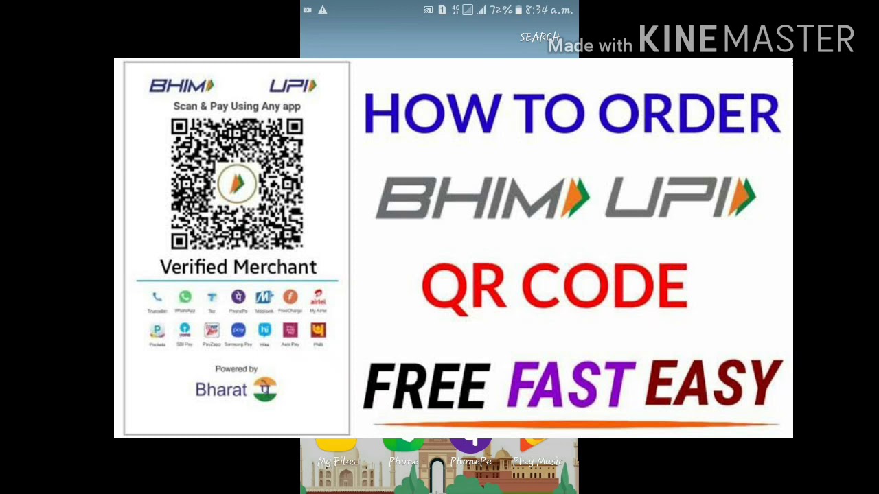 Bharatpe qr login and order qr code - YouTube