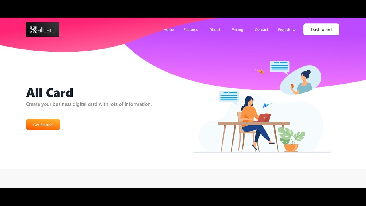 How To create Digital Vcard - YouTube