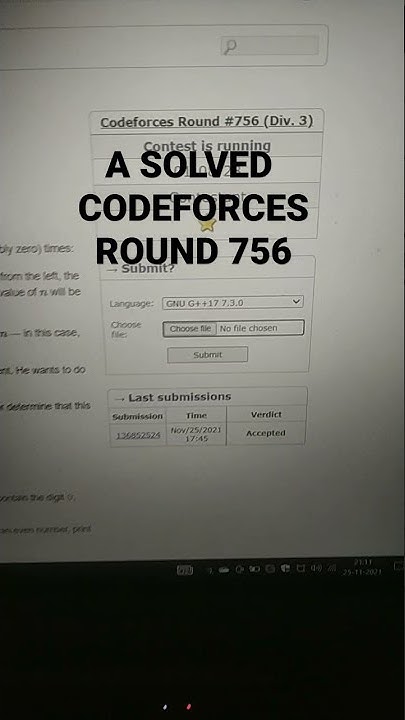 A. Make Even codeforces round #756 - YouTube