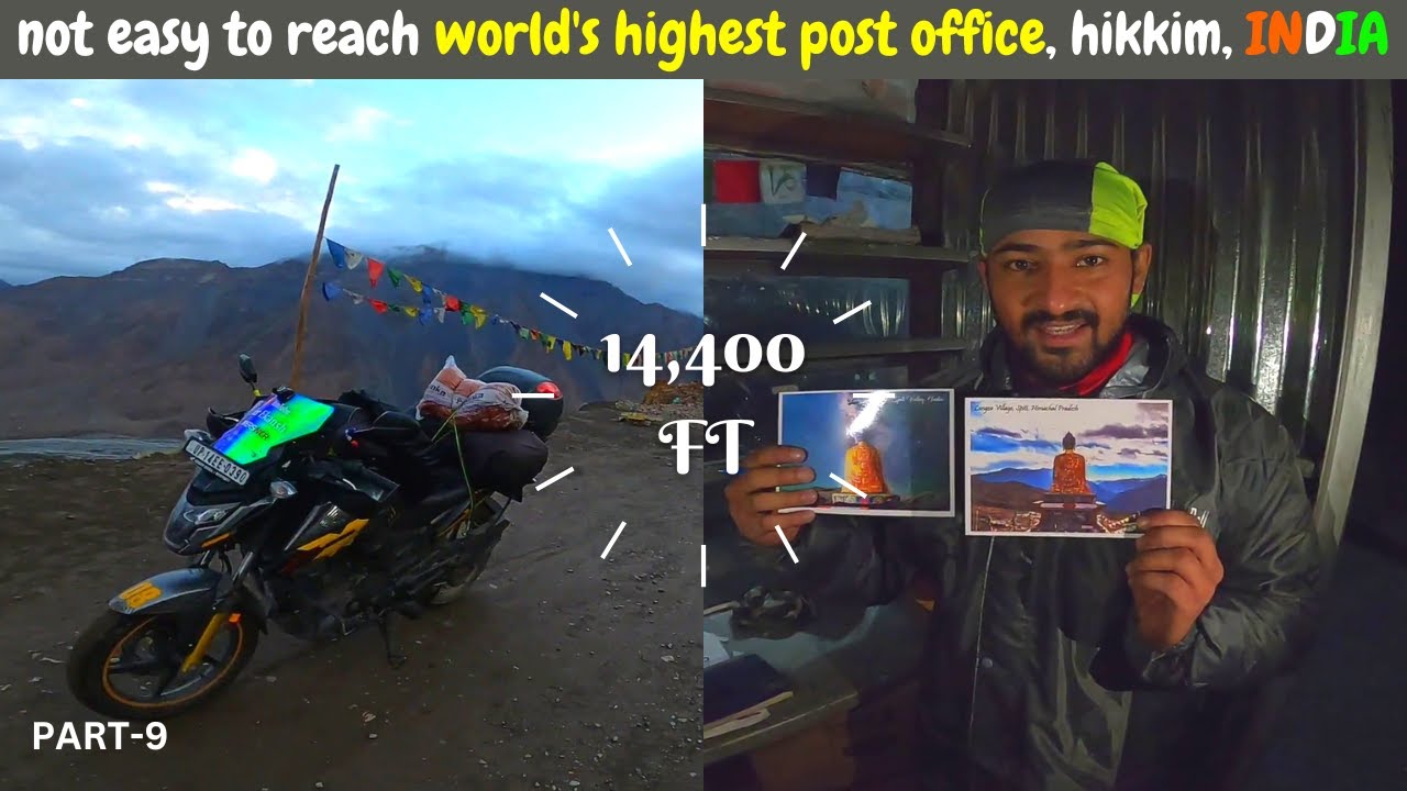Hikkim: world's highest post office, Sending Postcards from Hikkim,14 ...