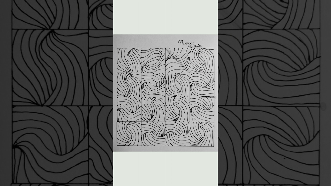 Drawing simple tangled #art #drawing #lineart #tangled #shorts - YouTube