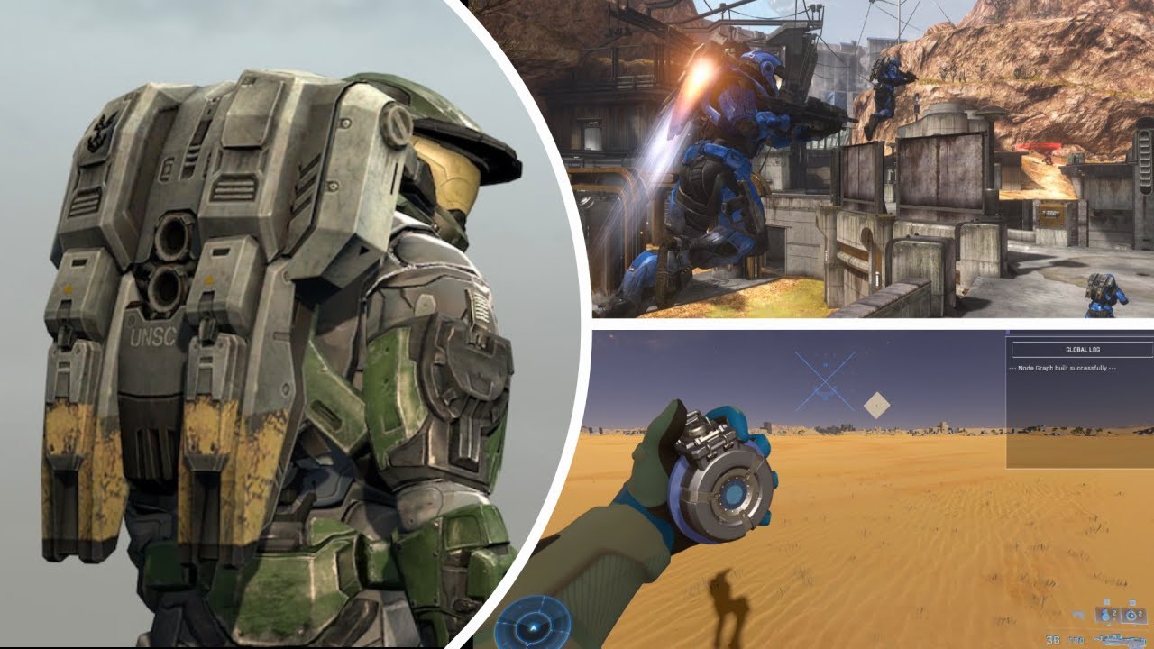 A Working jet pack has been made in Halo Infinite - YouTube