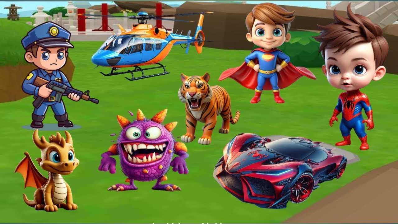 Mini Cartoon Magic funny video 🥳– Live Animation Fun! - YouTube