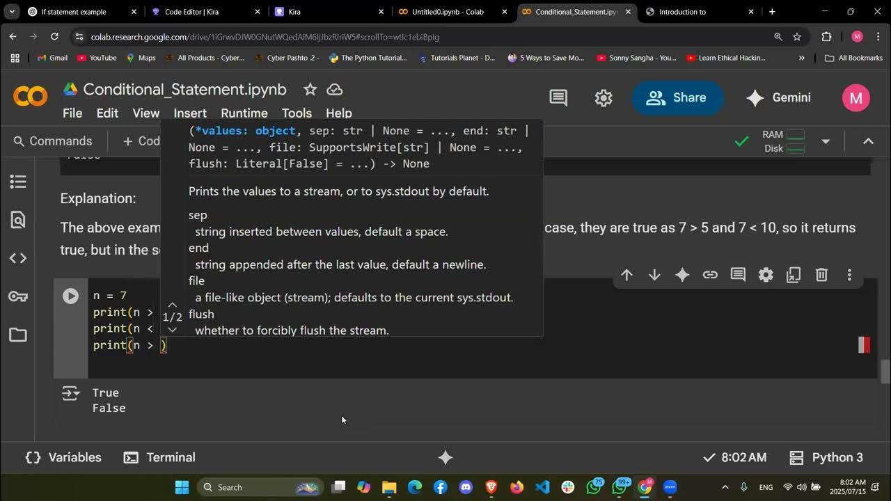 PYTHON PROGRAMMING | CONDITIONAL STATEMENTS IN PYTHON | WEEK5 DAY 2 I ICODEGURU | July 15 2025 ...