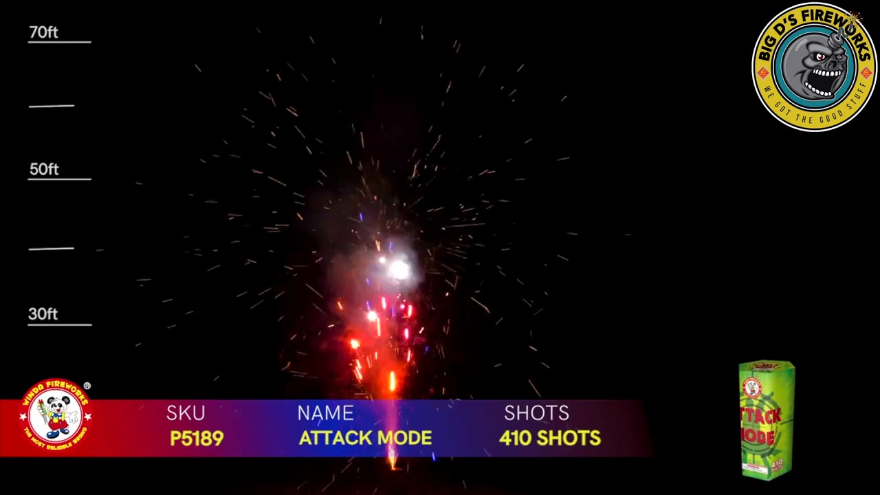 410 Shot Attack Mode! by "Winda Fireworks" - YouTube
