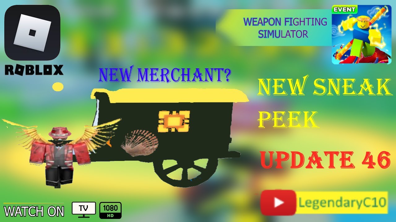 NEW SNEAK PEEK UPDATE 46 in Weapon Fighting Simulator - Part 2 - YouTube