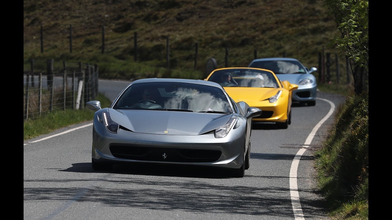 FERRARI MOUNTAIN ROADS (4K) - YouTube