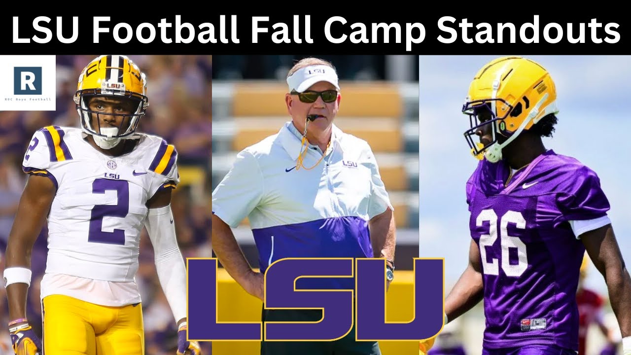 LSU Football Fall Camp Standouts | LSU Tigers Football 2024 - YouTube