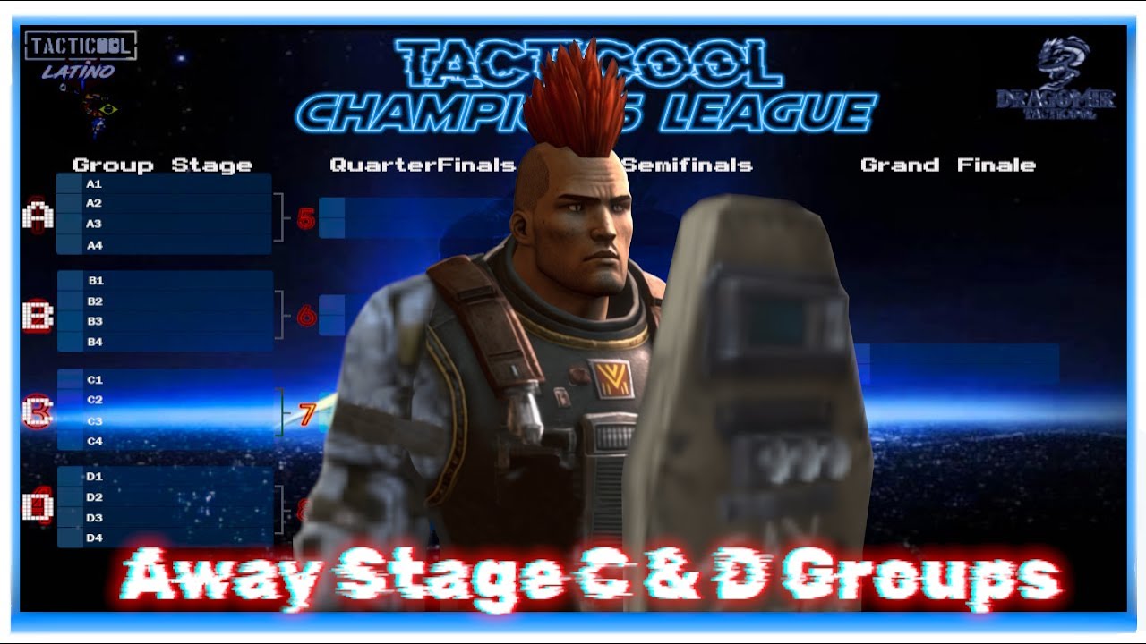 🔴Tacticool Champions League - Away Stage C & D groups - - YouTube