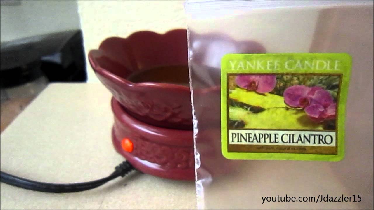 Yankee Candle Review: Pineapple Cilantro - YouTube