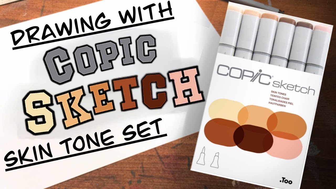 Drawing With Copic Sketch Skin Tone Set - YouTube