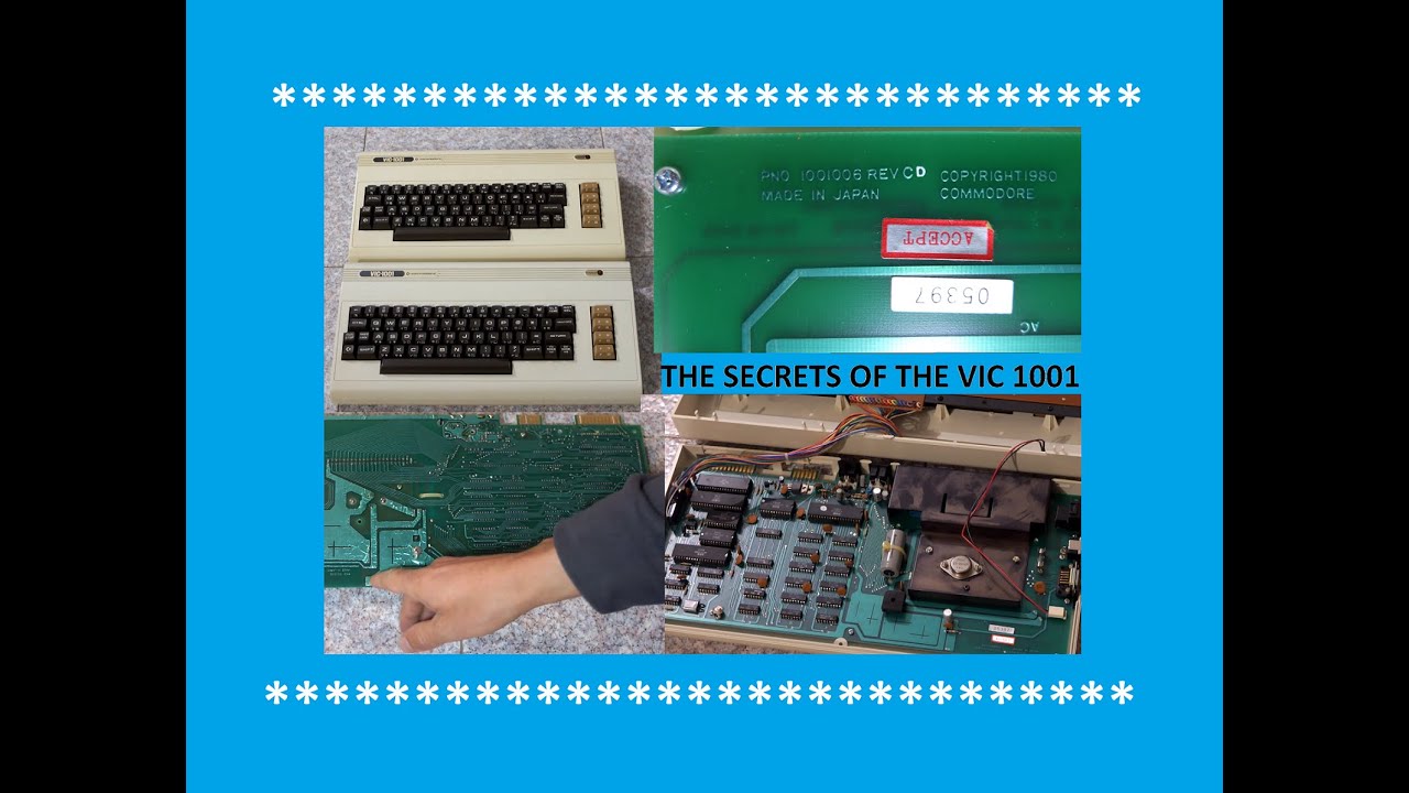 THE SECRETS OF THE COMMODORE VIC 1001 - YouTube
