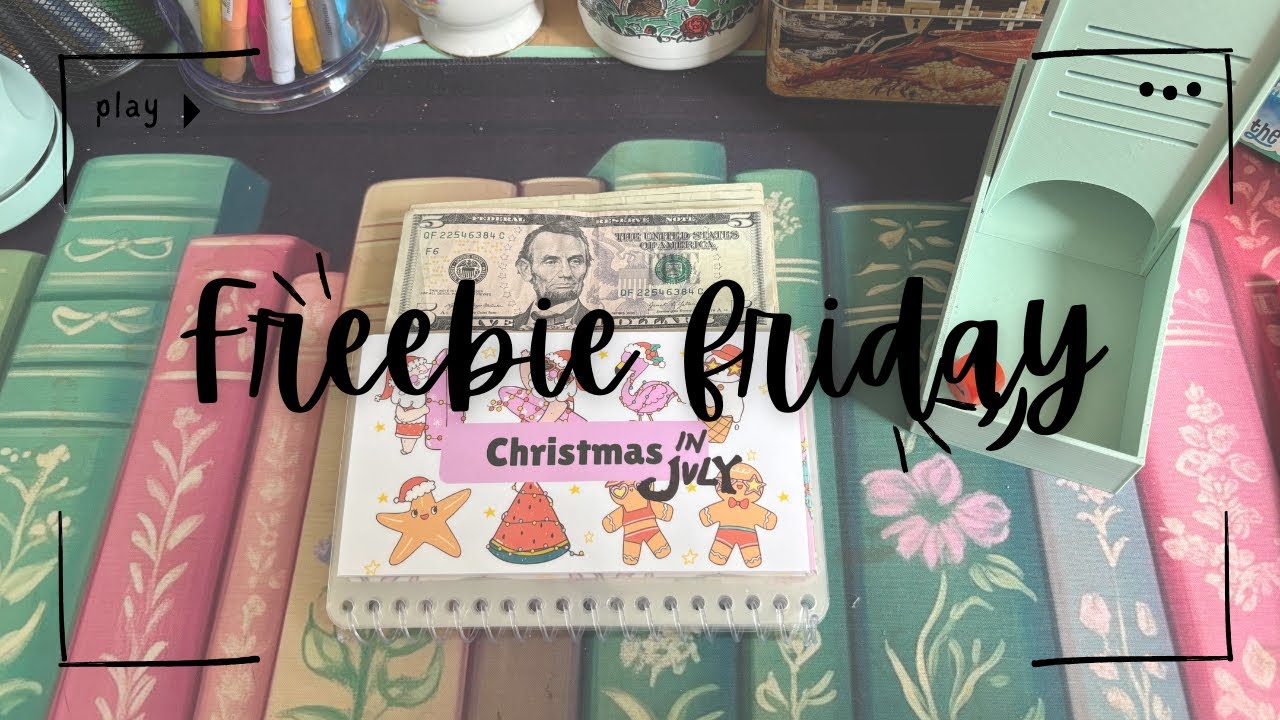 Freebie Friday - Welcome to Christmas in July 🎅 - YouTube