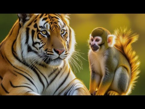 Tiger and Monkey Fight || Cartoons XYZ - YouTube