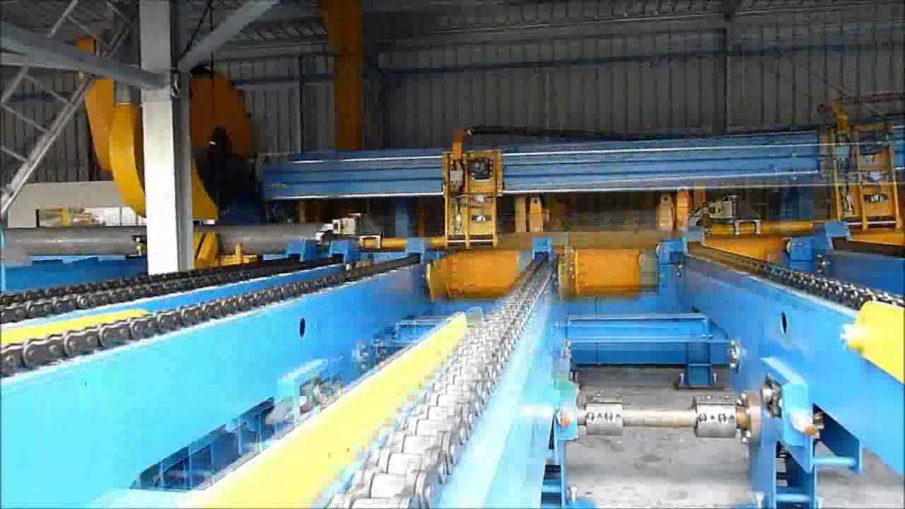 Impianto di taglio per billette alluminio - YouTube