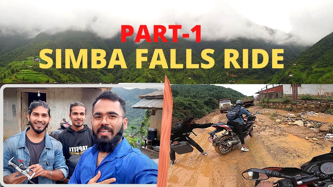 Simba Falls, Manikhel , Lalitpur Ride || PART -1 || Drone Shot , Part 2 ...