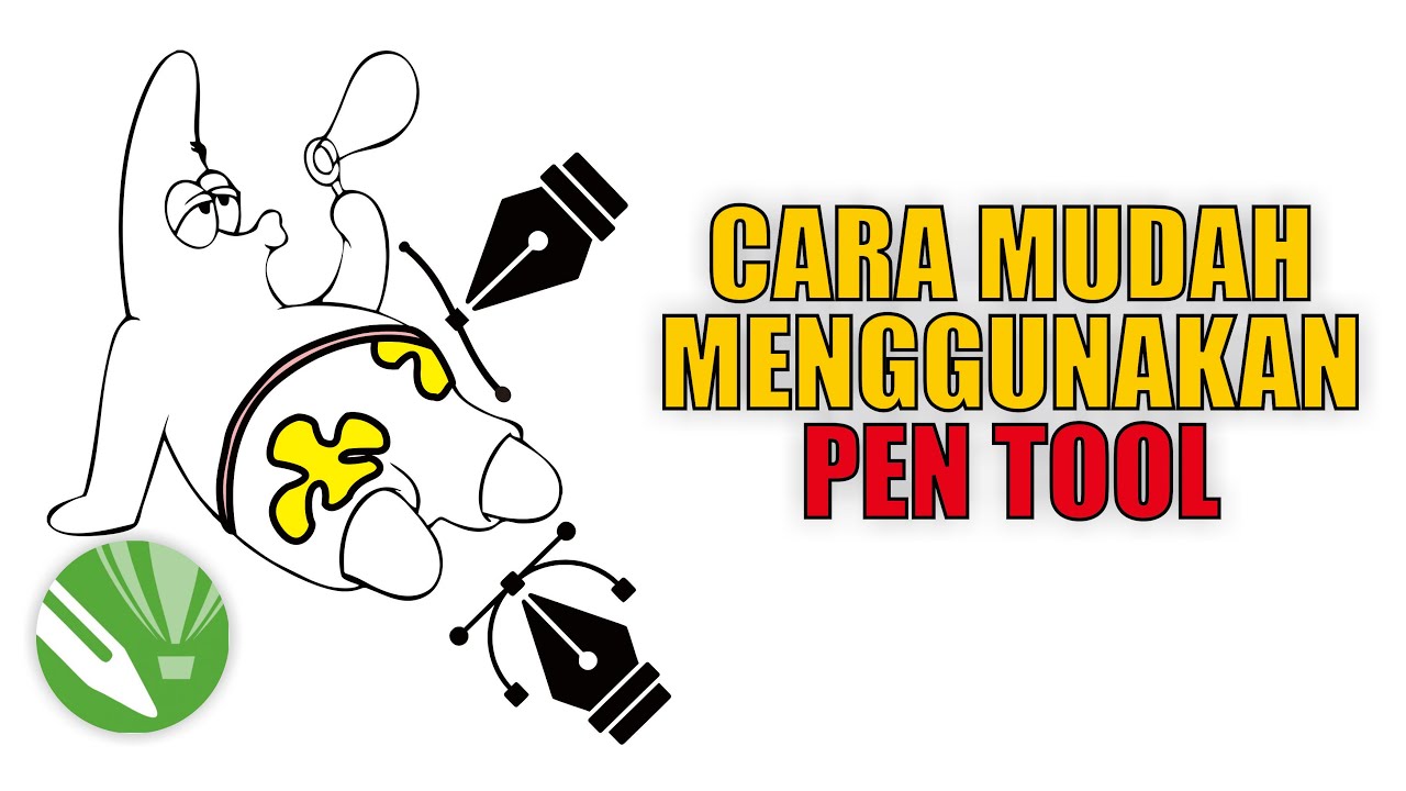 Trik Dasar Pen Tool Coreldraw - YouTube