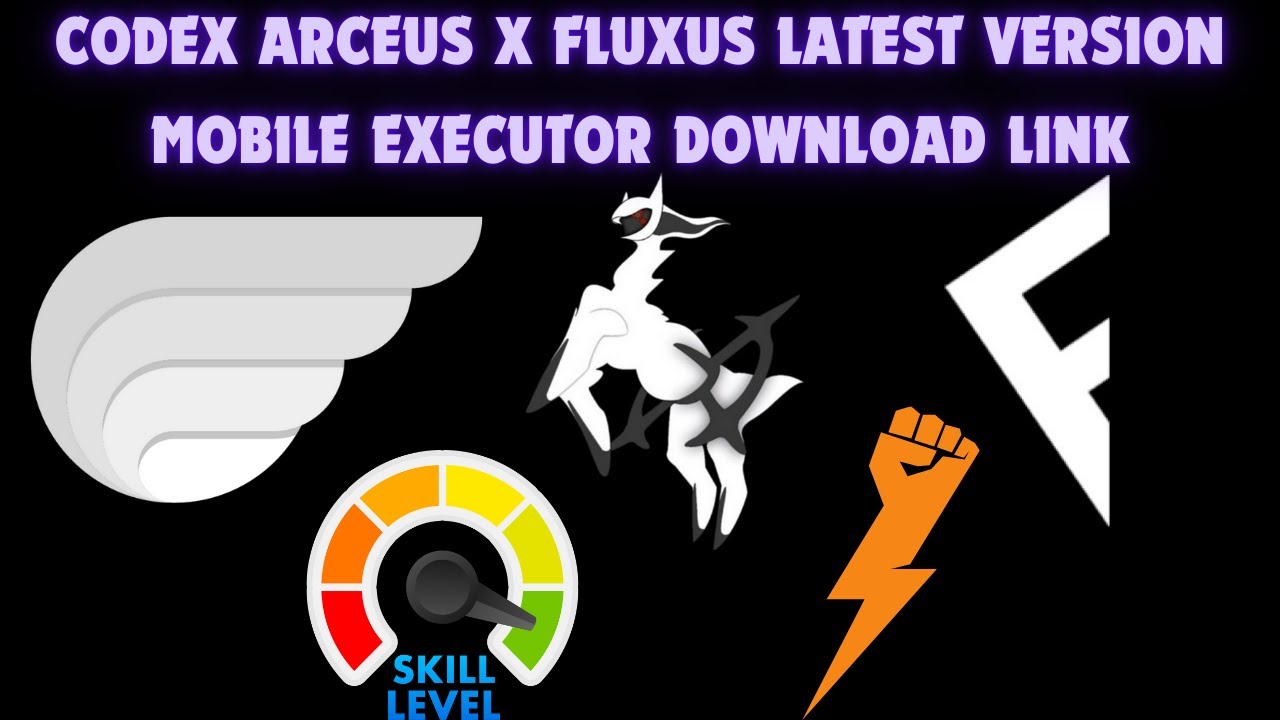 Codex Arceus X Neon and Fluxus Coral Mobile Executors Latest Version ...