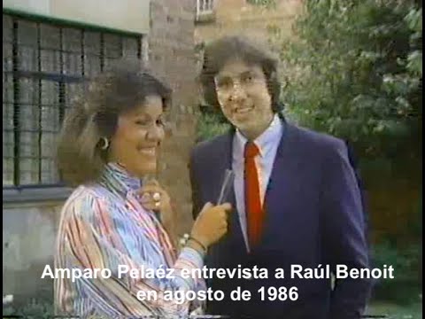 La periodista Amparo Peláez entrevista a Raúl Benoit en TeleSemana de ...