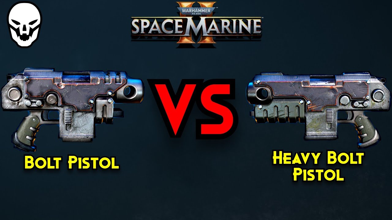 Space Marine 2 - Bolt Pistol VS Heavy Bolt Pistol - YouTube