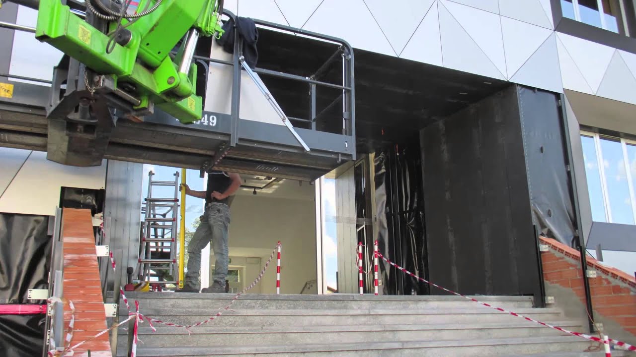 Trespa Meteon time lapse Restyling Headquarter Arpa Industriale - YouTube