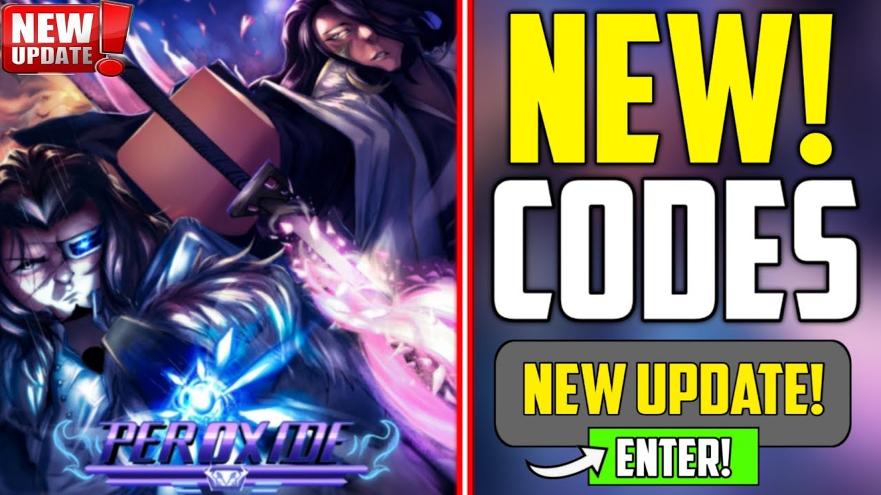 ALL NEW! PEROXIDE ROBLOX CODES 2025 - PEROXIDE CODES 2025 [ROBLOX ...