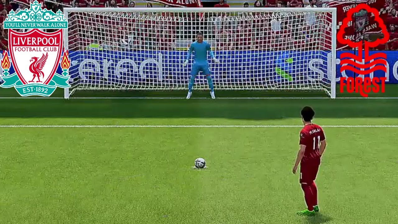 LIVERPOOL vs FOREST Penalty PREMIER LEAGUE SIMULAÇÃO FUTEBOL FIFA 23 ...