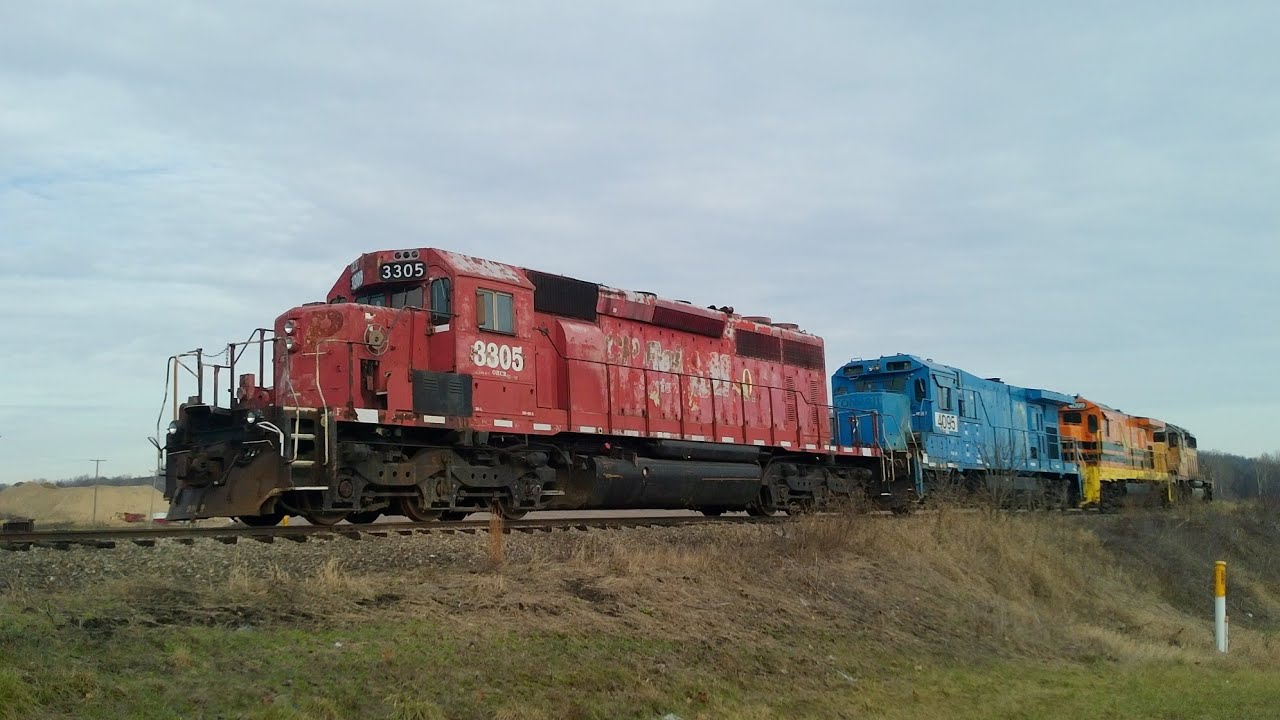 Ohio Central Conrail Super 7s, CP and UP SD40-2s, B&P SD60I's, SD40-2 trio and more across East ...