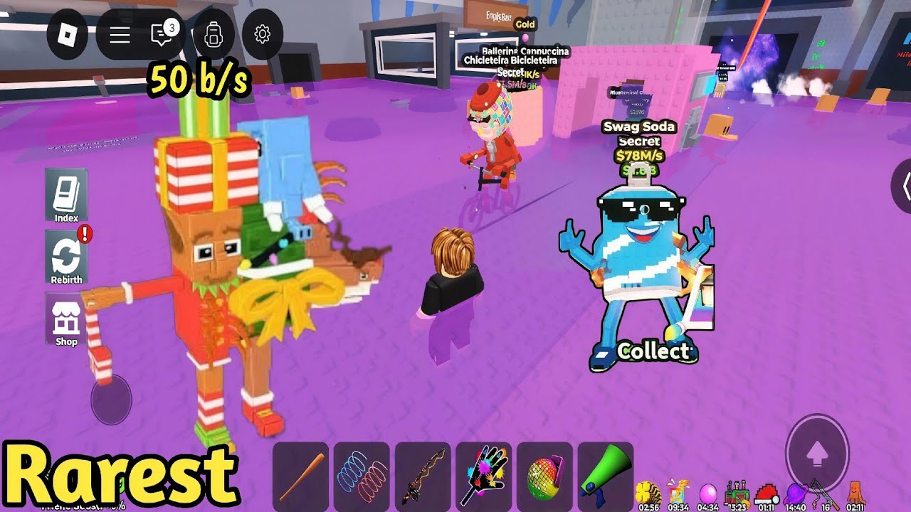 Roblox Steal a Brainrot Gameplay | Steal Rare Brainrot in Steal a ...