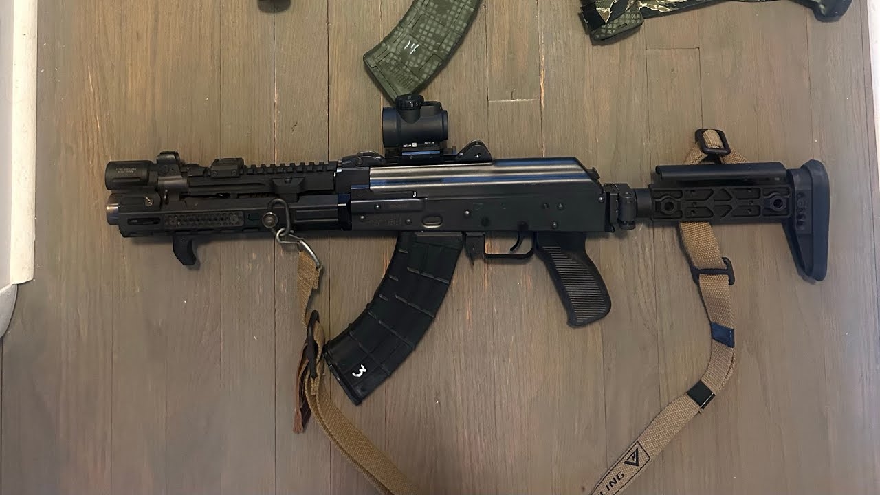 Range day with AK 7.62x39mm zastava - YouTube