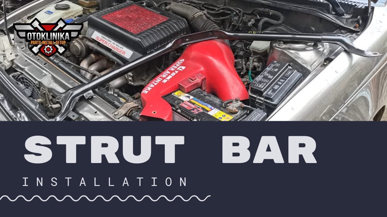 AE101 OEM Strut Bar | Toyota Corolla Strut Bar Installation | OEM 3 ...