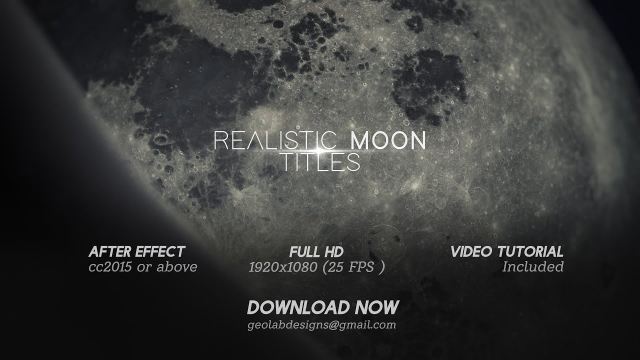 Realistic Moon Titles l Out of The World l Space Titles - YouTube