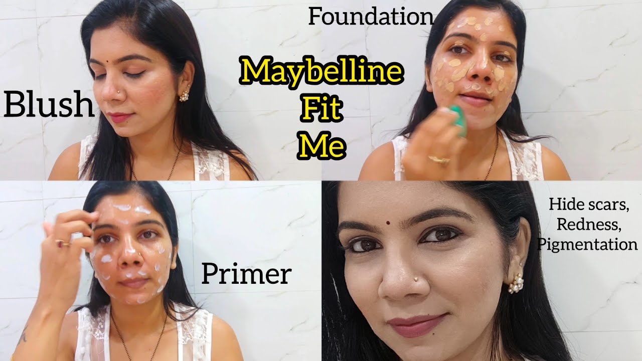 Festive makeup with Fit Me!/ Festive makeup for Indian skin tones/# ...
