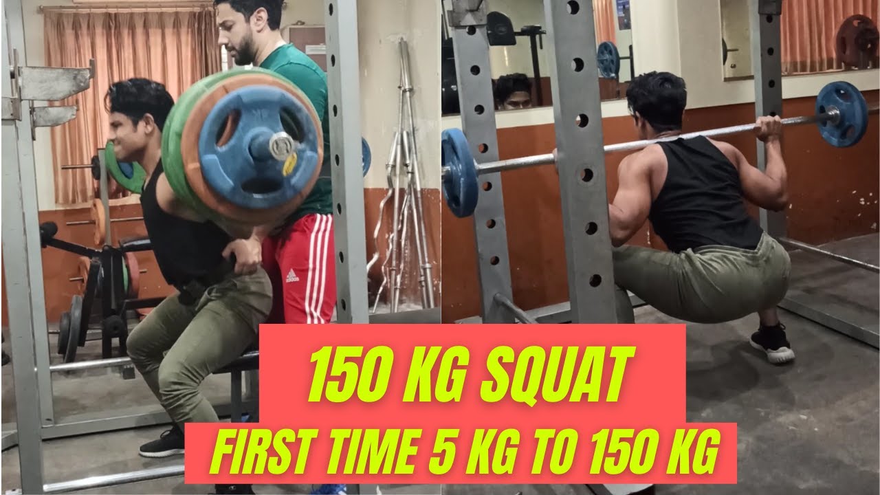 150 KG Squat Best Leg Workout For Build Muscle Leg Day - YouTube