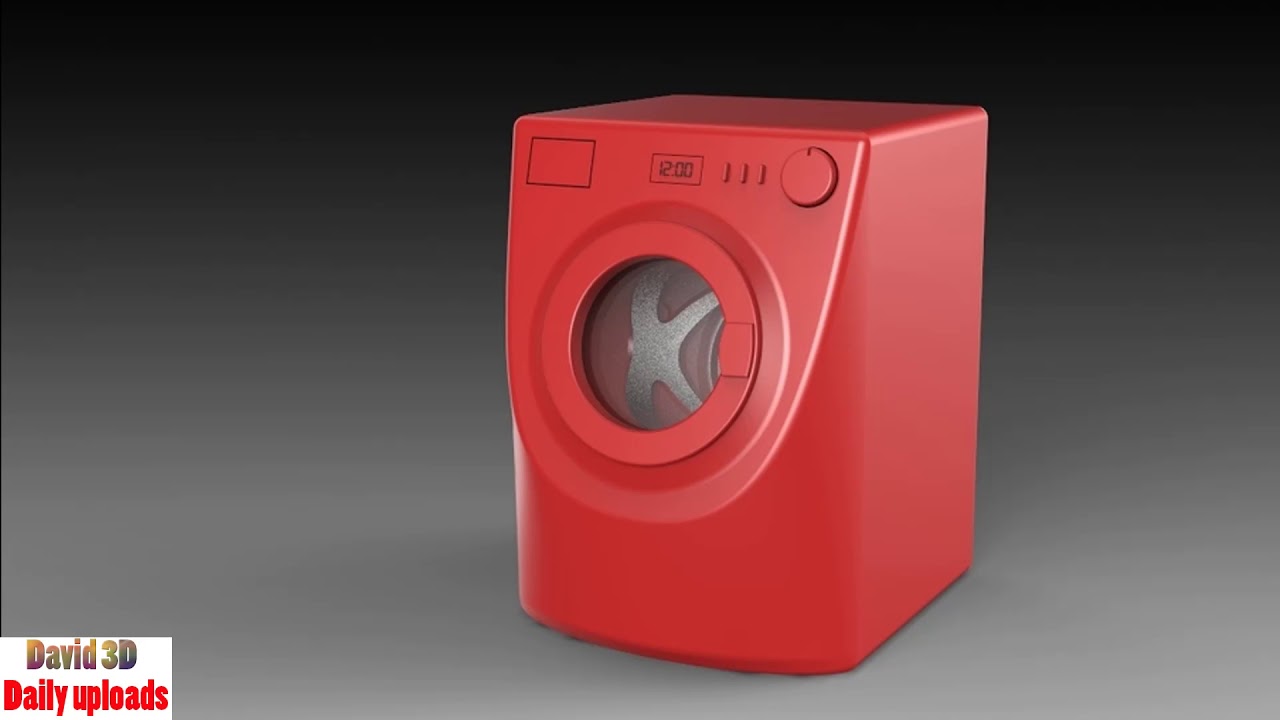 Household, Interior design, Miscellaneous || Washing machine with free ...