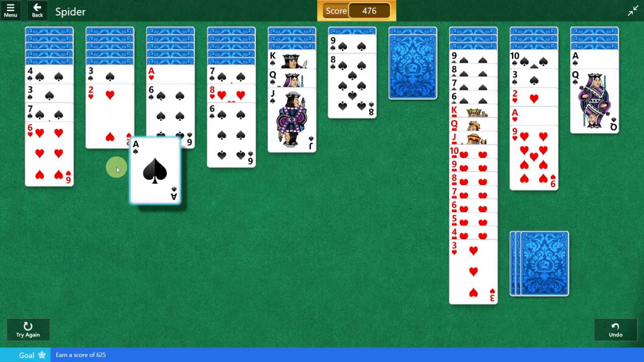 Microsoft Solitaire Collection - Spider - September 14 2016 - YouTube