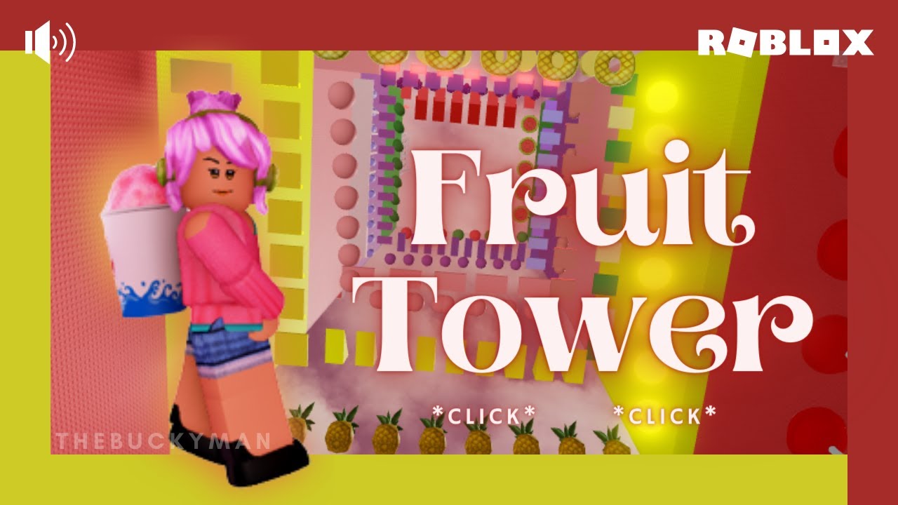 roblox fruit tower keyboard asmr | thebuckyman - YouTube