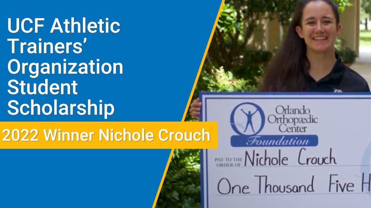 Orlando Orthopaedic Center Foundation Awards Nichole Crouch UCF Student ...