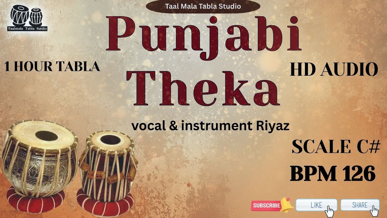 Punjabi Theka Tabla Loop - New Professional Style Tabla - Taal Mala ...