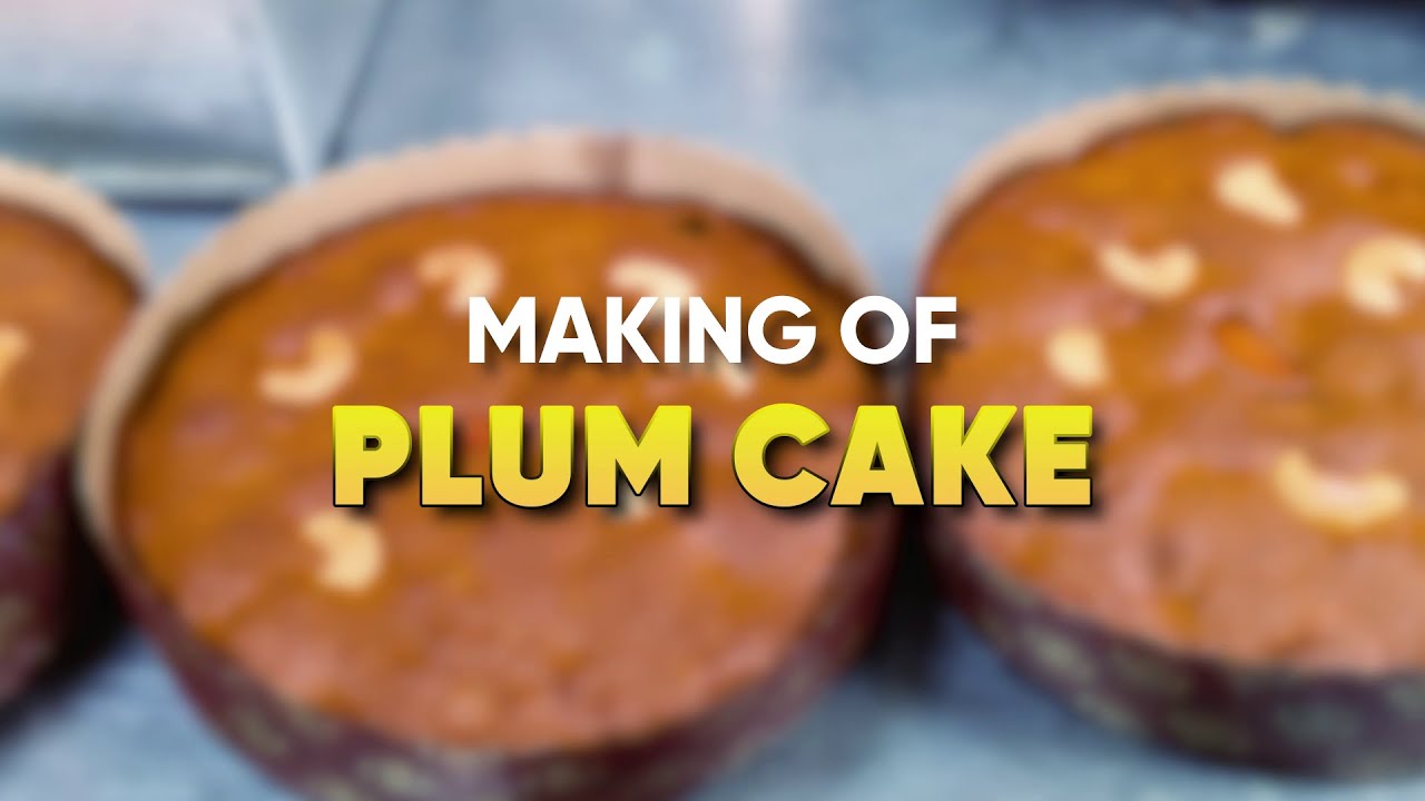 Mixing, baking, and savoring the sweet anticipation of a plum cake ...