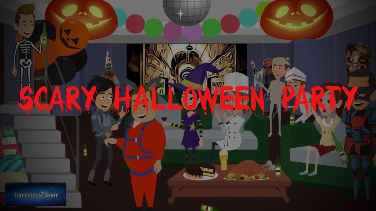 Scary Halloween Party - Scary Story Animated - YouTube