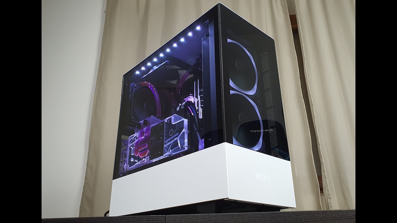 NZXT H510 ELITE - RYZEN 5 3600 - XFX RX 5700XT THICC III ULTRA - THE ...
