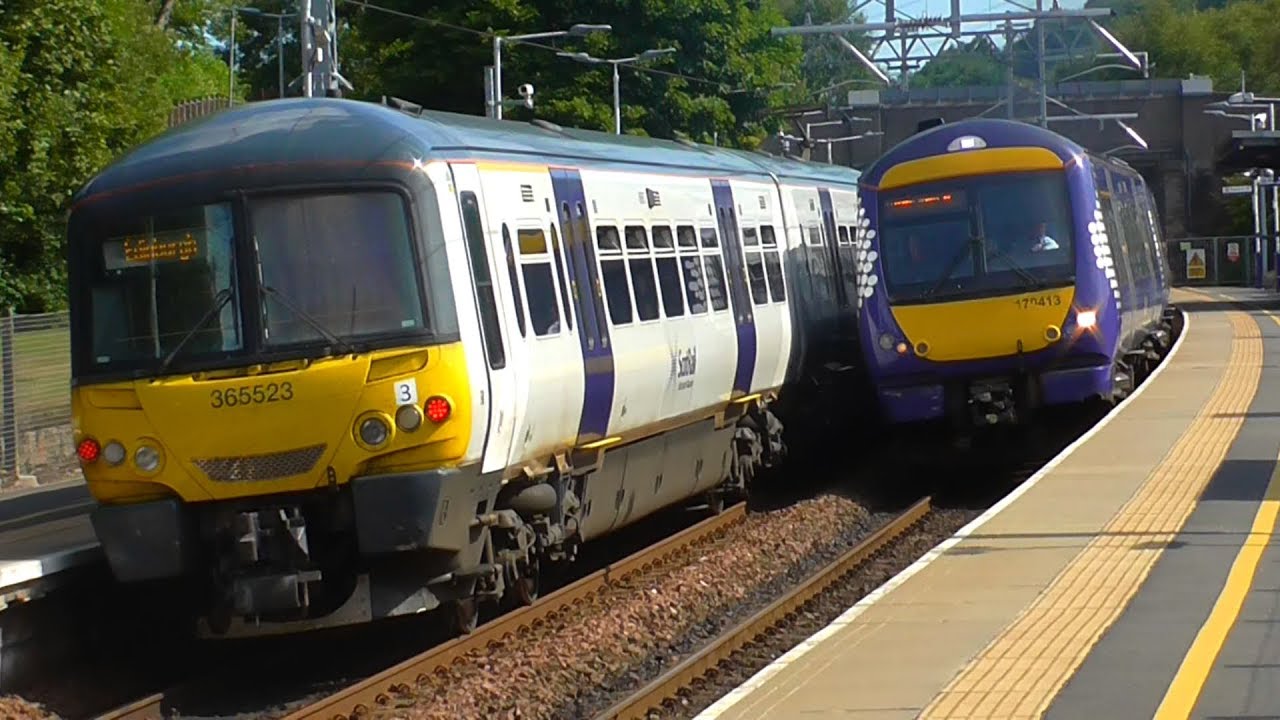 Trains at Croy - 27/07/18 - YouTube