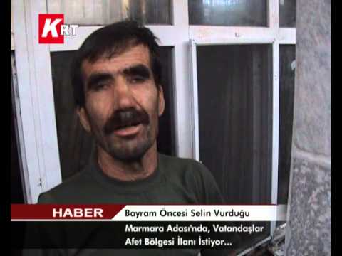 Selin Vurduğu Marmara Adası'nda Vatandaşlar 'Afet Bölgesi' İlanı İstiyor....wmv